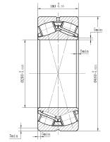 China MEGE 24156 CC/W33 P5 Spherical Roller Bearing for sale