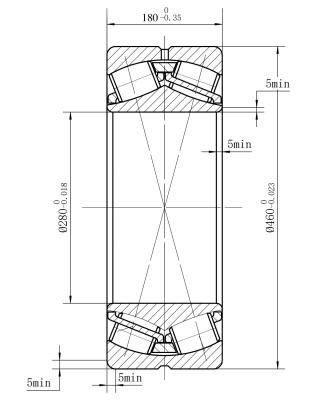 China MEGE 24156 CC/W33 P5 Spherical Roller Bearing for sale