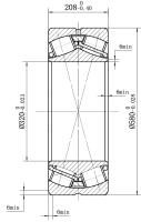 China MEGE 23264 CC/W33（3003264）P5 Spherical Roller Bearing for sale