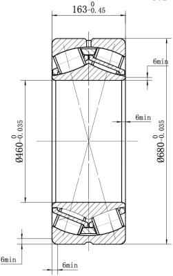 China MEGE 23092 CA/W33（3003192）P5 Spherical Roller Bearing for sale