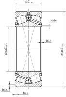 China MEGE 22238 CA/W33（3538）P5 Spherical Roller Bearing for sale