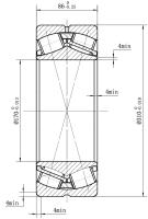 China MEGE 22234 CA/W33（3534）P5 Spherical Roller Bearing for sale
