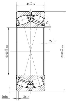 China MEGE 22220 CA/W33（3520）P5 Spherical Roller Bearing for sale