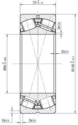 China MEGE 22216 CA/W33（3516）P5 Spherical Roller Bearing for sale