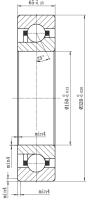 China MEGE 7330AC (46330) P4 Angular contact bearing for sale