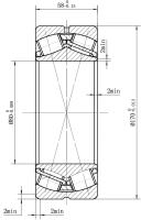 China MEGE 22316 CA/W33（3616）P5 Spherical Roller Bearing for sale