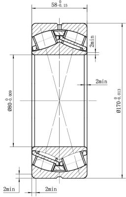 China MEGE 22316 CA/W33（3616）P5 Spherical Roller Bearing for sale