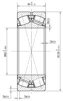 China MEGE 22312 CA/W33（3612）P5 Spherical Roller Bearing for sale