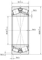 China MEGE 22326 CA/W33（3626）P5 Spherical Roller Bearing for sale