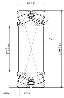 China MEGE 22314 CA/W33（3614）P5 Spherical Roller Bearing for sale