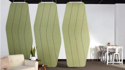 China Modern Office Library Decoration PET Acoustic Panels Sound Insulation Partition for sale