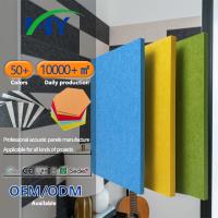 China Polyester Fiber Wall Acoustic Panels Studio Soundproofing Panels Color Customized for sale