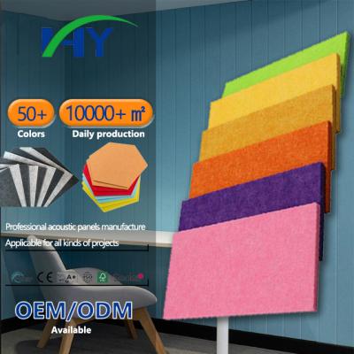 China Fireproof Eco Friendly PET Acoustic Wall Panel 2420x1220mm For Home Decoration for sale