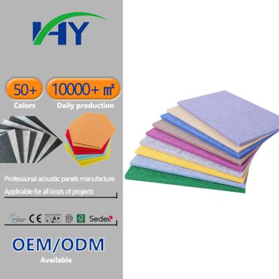 China Purple Home Decoration PET Acoustic Panels For Soundproofing Flame Retartant for sale