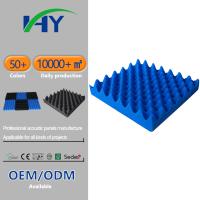 China Blue Eco Friendly Acoustic Panel Foam For Home Decor Music Studio for sale