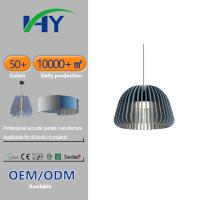 China Flame Retardant PET Acoustic Panel Lighting For Library Renovation for sale