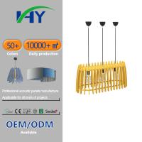 China Restaurant Decoration Acoustic Lighting PET Acoustic Ceiling Light Fixtures Customized for sale