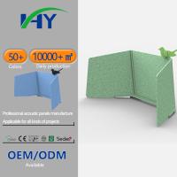 China Modern Office PET Acoustic Desktop Privacy Divider Flame Retardant Soundproof Desk Partitions for sale