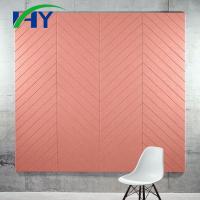 China Flame Retardant PET Panels Acoustic 30x30cm Home Renovation Sound Absorption Panel for sale