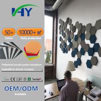 China Sound Absorption Hexagon Acoustic Wall Panels For Renovation for sale