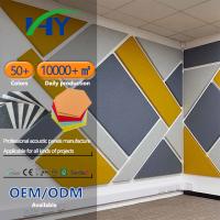 China Aesthetic Sound Absorption PET Acoustic Panels For Office Space Decoration 30x30cm for sale