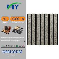 China Arrow Figurd MDF Wood Slat Acoustic Panel For Office Building Decoration for sale