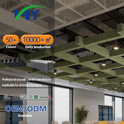 China Flame Retardant Eco Friendly Acoustic Ceiling PET Color Customized for sale