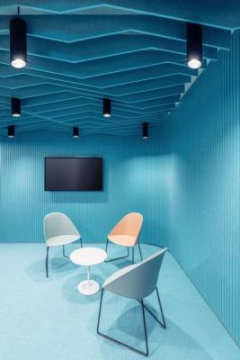 China Flame Retardant Eco Friendly Acoustic Ceiling PET Color Customized [DRAFT-FIX] for sale