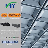 China Eco Acoustic Sound Absorbing Ceiling Material Customized For Hall Villa for sale