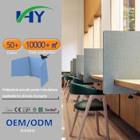 China Aesthetic PET Acoustic Desk Divider For Office Space Sound Absorption for sale