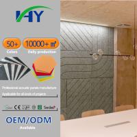 China Color Customized Sound Absorption PET Acoustic Wall Panel for Home Decoration for sale
