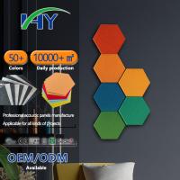 China 25*30cm Eco Hexagon Acoustic Panels for Home Sound Absorption for sale