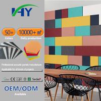China Wall Decoration Acoustic Wall Panel with Eco-Friendly PET Material for sale