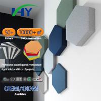 China High Quality Hexagon Acoustic Panels for Studio Decoration Sound Absorption for sale