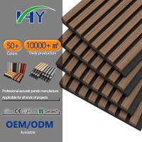 China Customized Sizes Wood Slat Acoustic Panel Flame Retardant Properties for sale