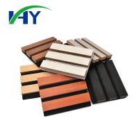 China Sound Absorption Wood Slat Acoustic Panel For Noise Reduction for sale