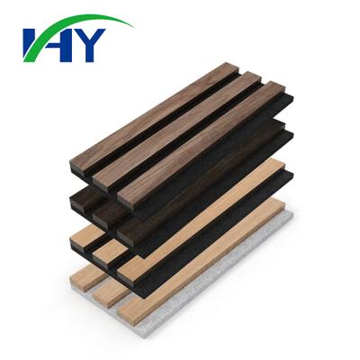 China Wood Slat Acoustic Panel Using MDF For Enhanced Sound Absorption for sale