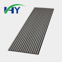 China Eco Friendly Materials Wood Slat Acoustic Panel With Flame Retardant Coating for sale