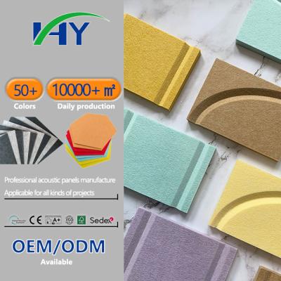 China PET Acoustic Panels Customized Flame Retardant For Sound Absorption In Offices for sale