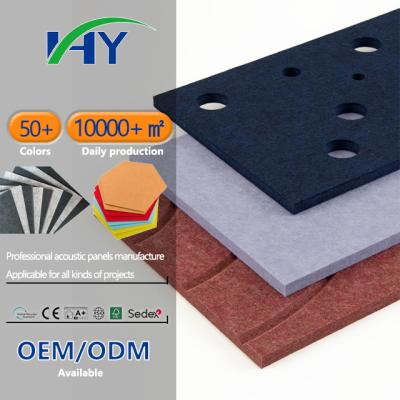 China Customized And Flame Retardant PET Acoustic Panels For Noise Control On Walls for sale