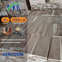China Wood Slat Acoustic Panel With Class A Fire Rating And Sound Absorption for sale