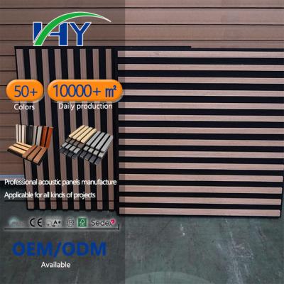 China Customized Wood Slat Acoustic Panel In Various Sizes And Colors for sale