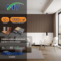 China Wood Slat Acoustic Panel For Decorative Wall And Ceiling Solutions for sale