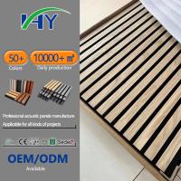 China Wood Slat Acoustic Panel Using Sustainable Materials And Processes for sale