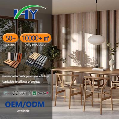 China Customized Wood Slat Acoustic Panel With Modern Design And Function for sale