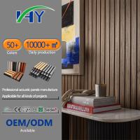 China Wood Slat Acoustic Panel For Residential And Commercial Soundproofing for sale