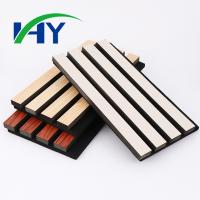 China Wood Slat Acoustic Panel With Soundproofing Capabilities And Aesthetic Appeal for sale