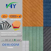 China Wall Mounted PET Acoustic Panels Customized Flame Retardant For Noise Reduction for sale