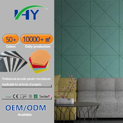China Aesthetic PET Acoustic Panels Customized Flame Retardant For Sound Absorption for sale