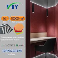 China Custom Designs Acoustic Wall Panel Flame Retardant For Sound Absorption for sale